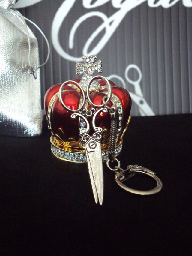 HairRoyalty: New Swarovski Scissors Necklace, Pin Brooch and Scissors ...